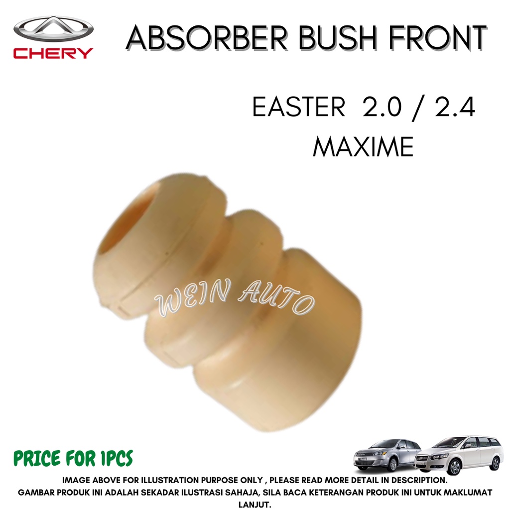 ORIGINAL CHERY EASTAR 2.0 2.4 / MAXIME ABSORBER BUSH FRONT ( RUBBER ...