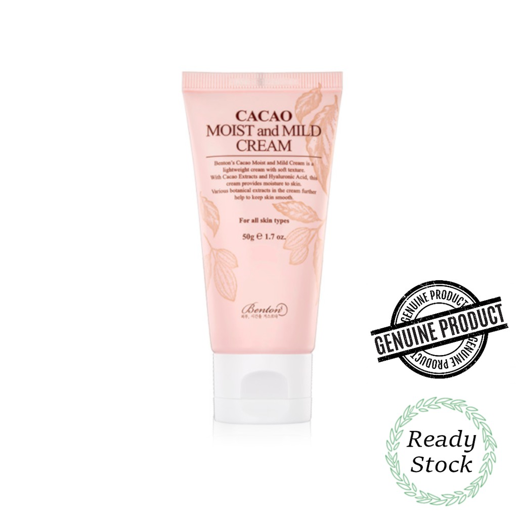 BENTON Cacao Moist and Mild Cream (50g) | Shopee Malaysia