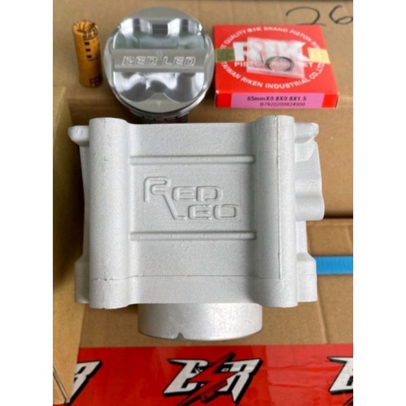 Y15ZR & LC 135 RED LEO BLOCK 65MM LONG BODY SLEEVE +14MM | Shopee Malaysia