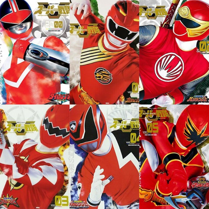 all super sentai Red poster 38 pcs series | Shopee Malaysia