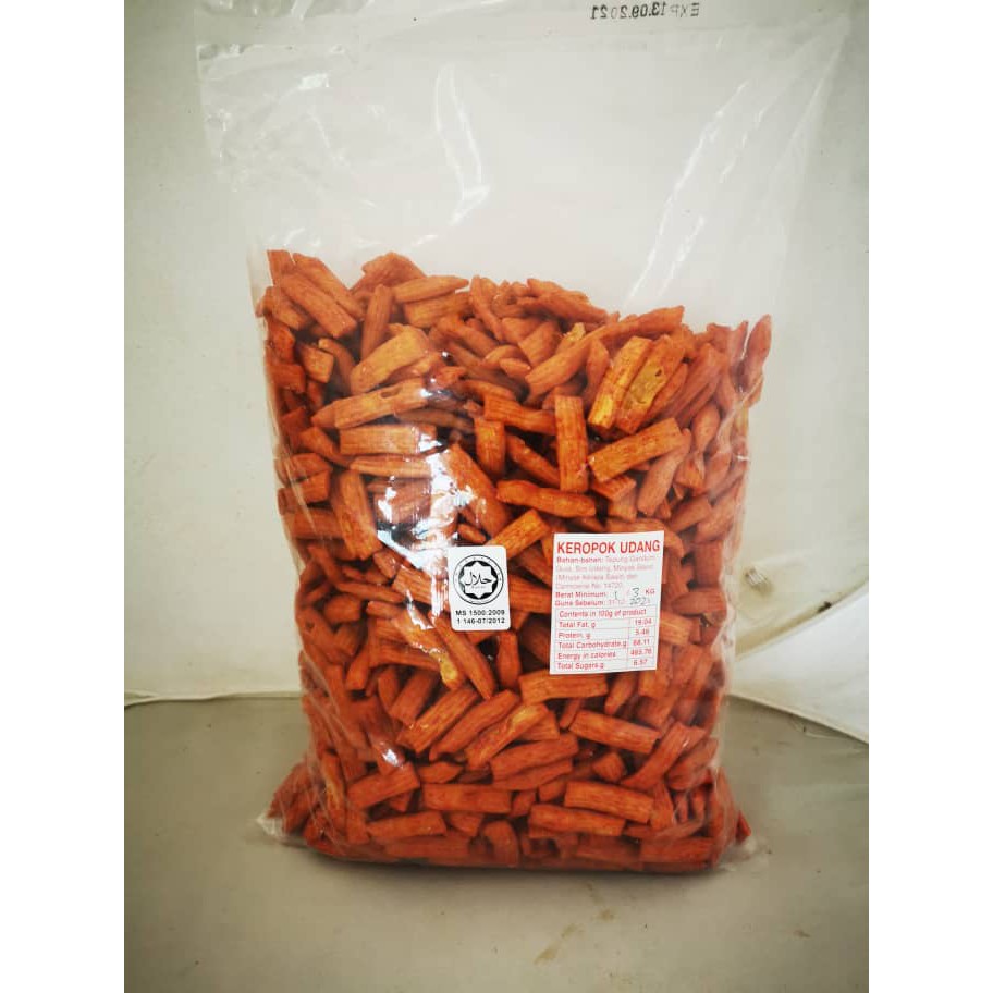 KEROPOK UDANG 1KG (BANTAL/BANTAL PANJANG/ HALUS) | Shopee Malaysia