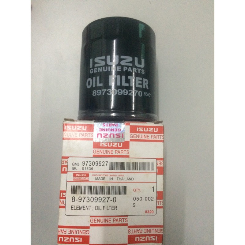 Oil filter isuzu D-max 2.5 /3.0 original (8-97309927) | Shopee Malaysia