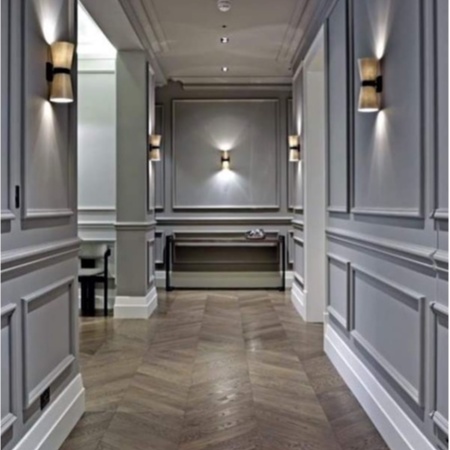 Wainscoting Frama/ Wooden Frame/ Bingkai Kayu / Siap Potong bucu/Wall ...