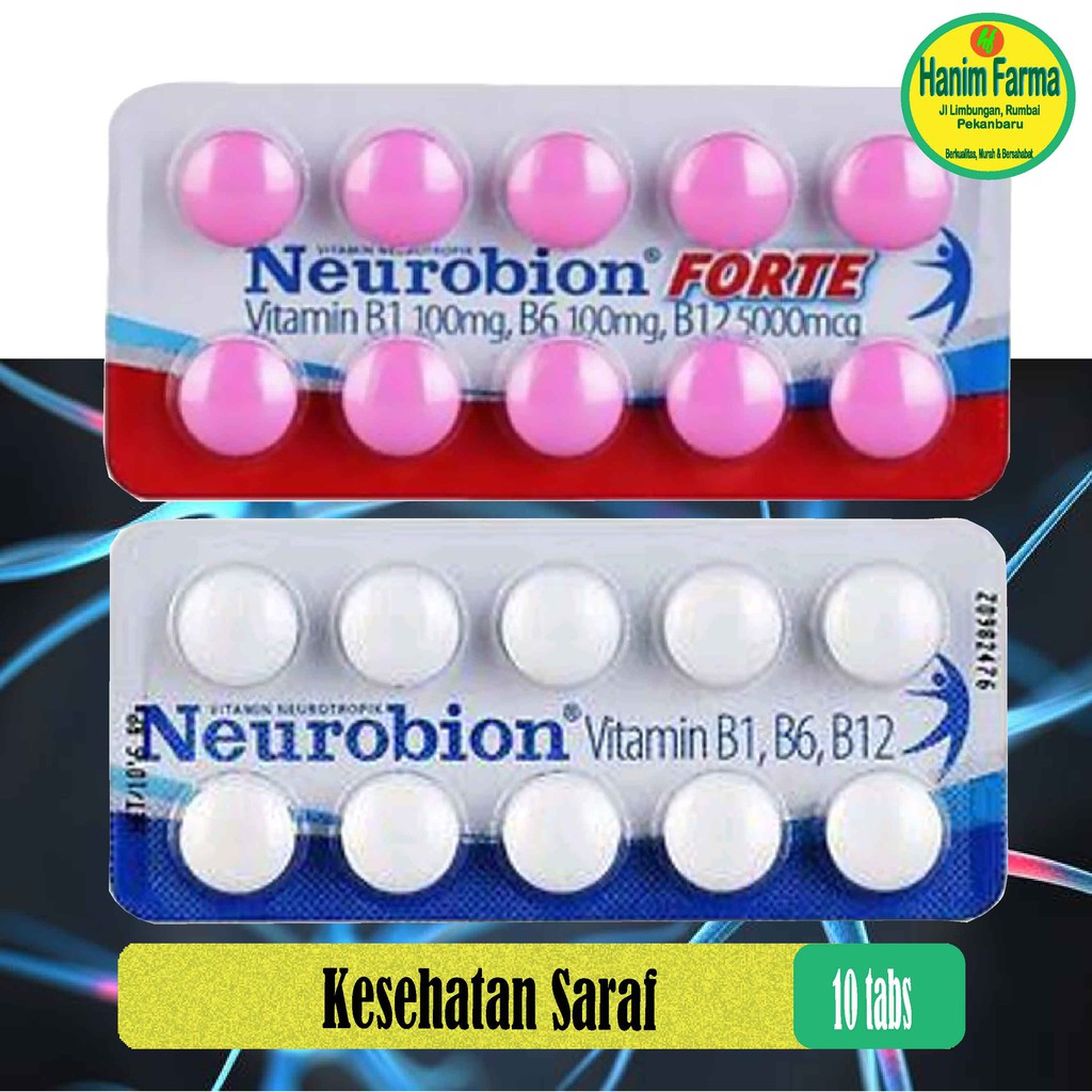 Neurobion & Neurobion Forte, Nerve Health, 10 tabl @blister | Shopee ...