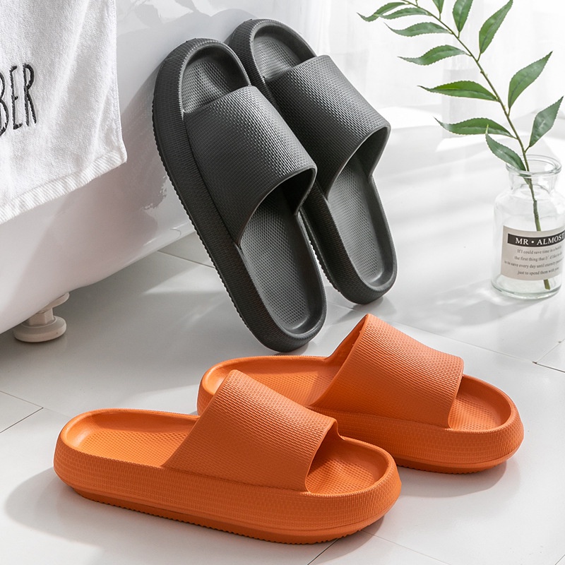 11 Sizes Pillow Slipper Unisex Thick Sole Indoor Sandal Selipar Anti ...