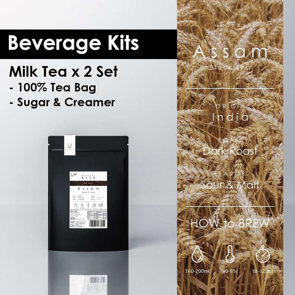 Assam Milk Tea | Beverage Kits | 2 Service Pack | Shopee Malaysia