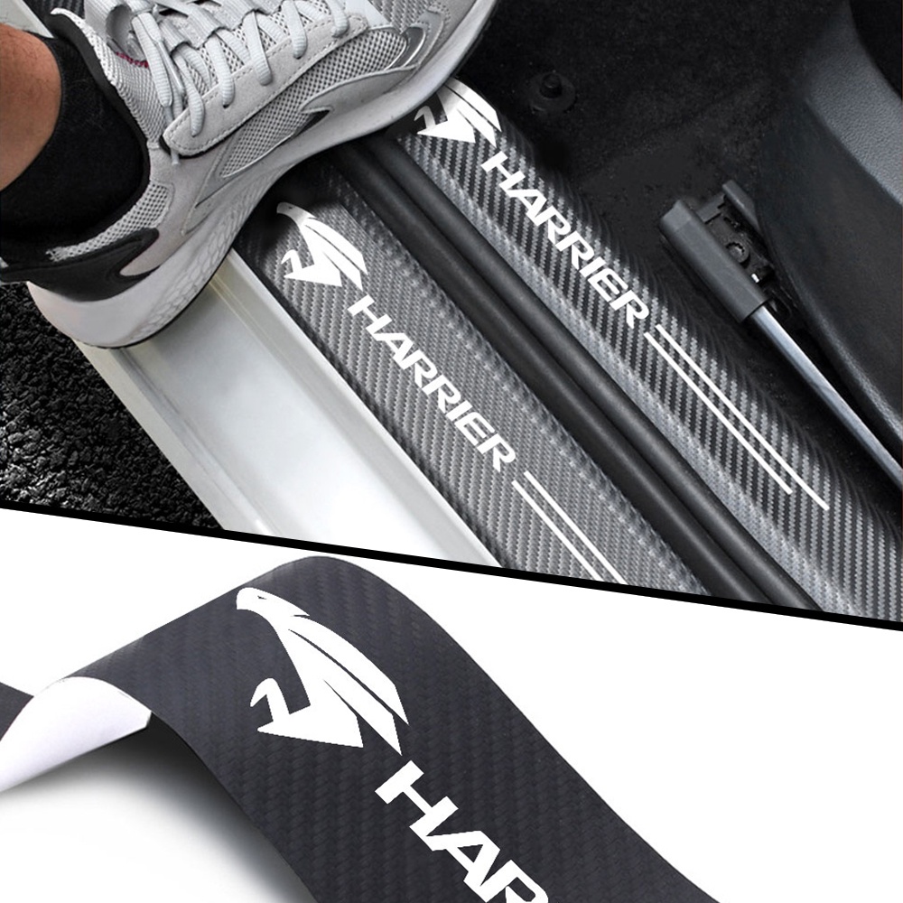 for Toyota harrier 4pcs Car threshold Car sticker car accessories ...
