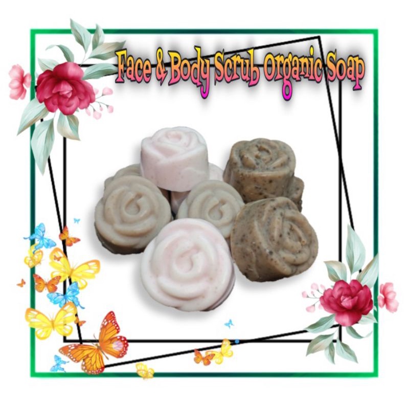 SABUN SCRUB MUKA & BADAN ORGANIK / FACE & BODY SCRUB ORGANIC SOAP ...