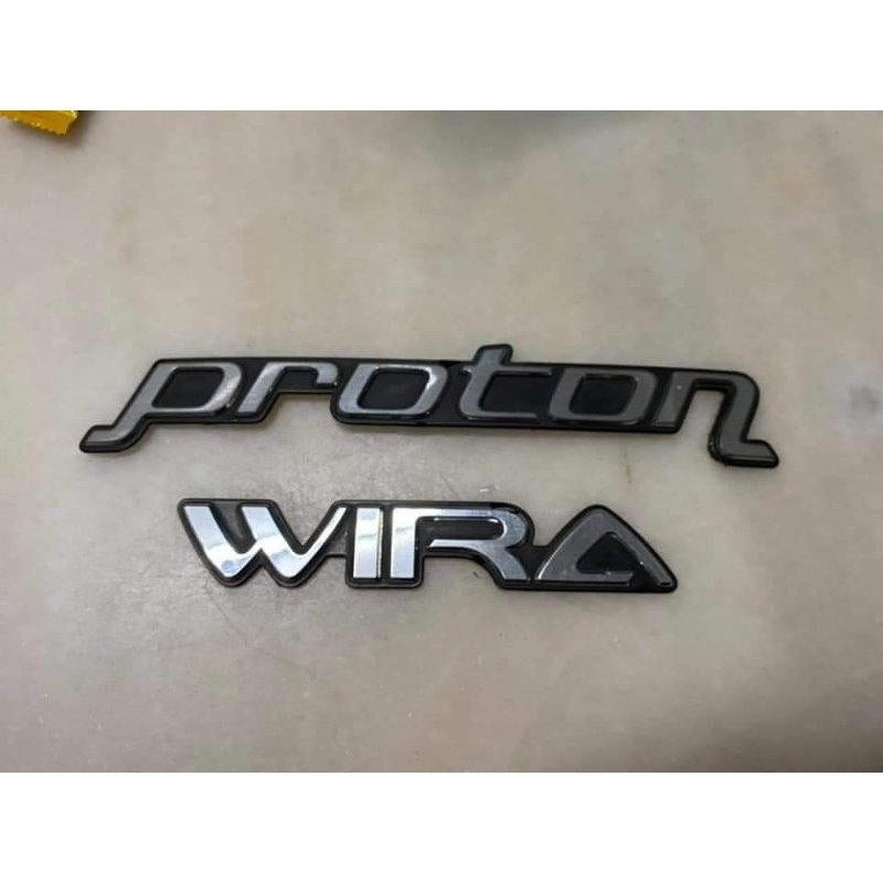 Proton Wira Saga OEM Emblem Logo MDM Wira Satria Saga | Shopee Malaysia