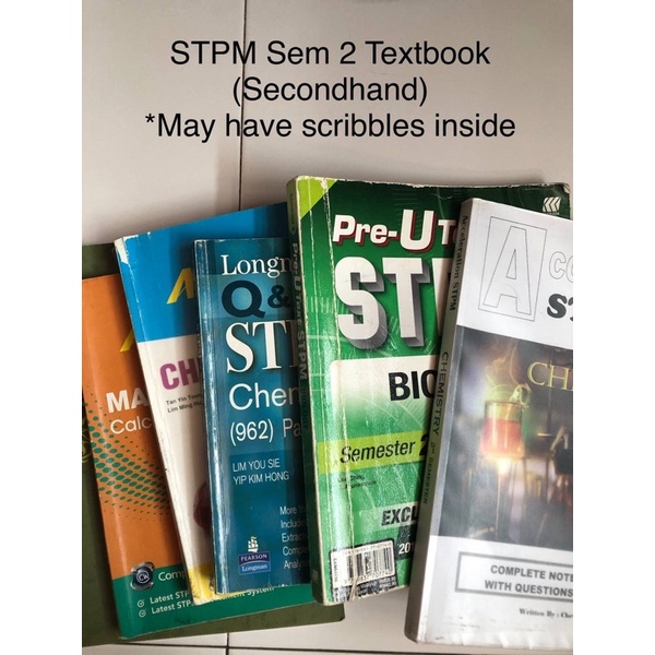 [Secondhand Book] STPM Sem2 Textbook Pengajian Am / Mathematics (T) (M ...