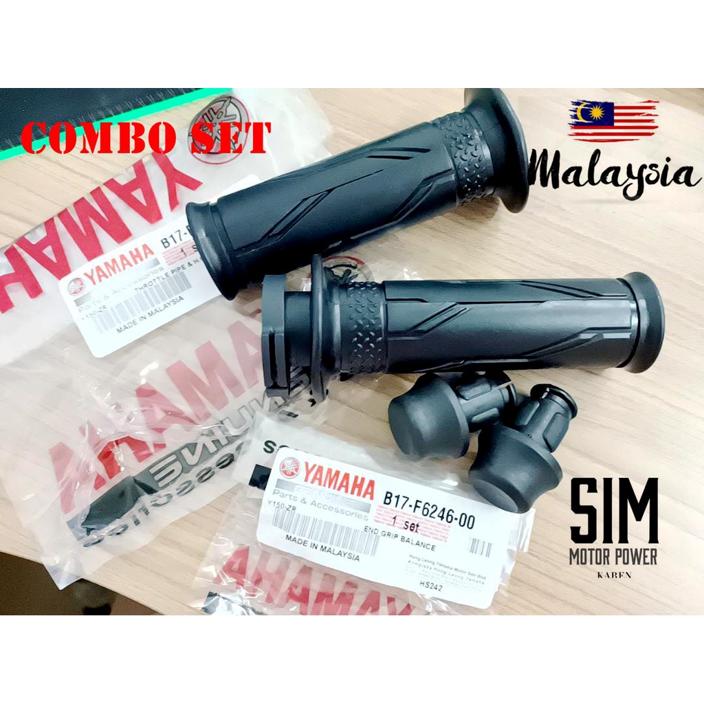Y15ZR Exciter 150 Throttle Grip Handle Grip Balancer End Grip One Set ...