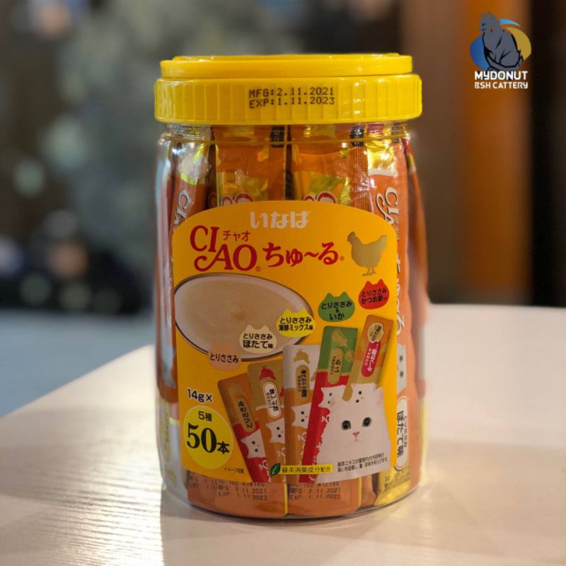 Ciao Churu Tuna/Chicken/Tuna collagen (14g×50sticks) (700g) | Shopee Malaysia