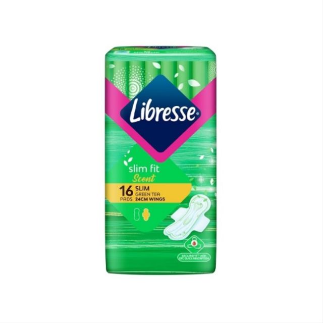 LIBRESSE Green Tea Slim Wing 16s | Shopee Malaysia
