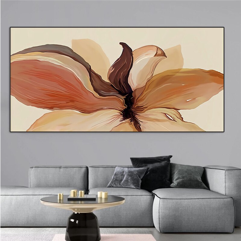 Canvas Poster Print Luxury Abstract Flower Waterproof Art Painting ...