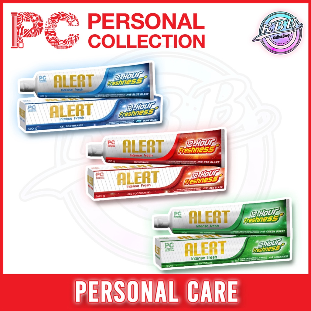 Personal Collection Alert Intense Fresh Gel Toothpaste 160g | Shopee ...
