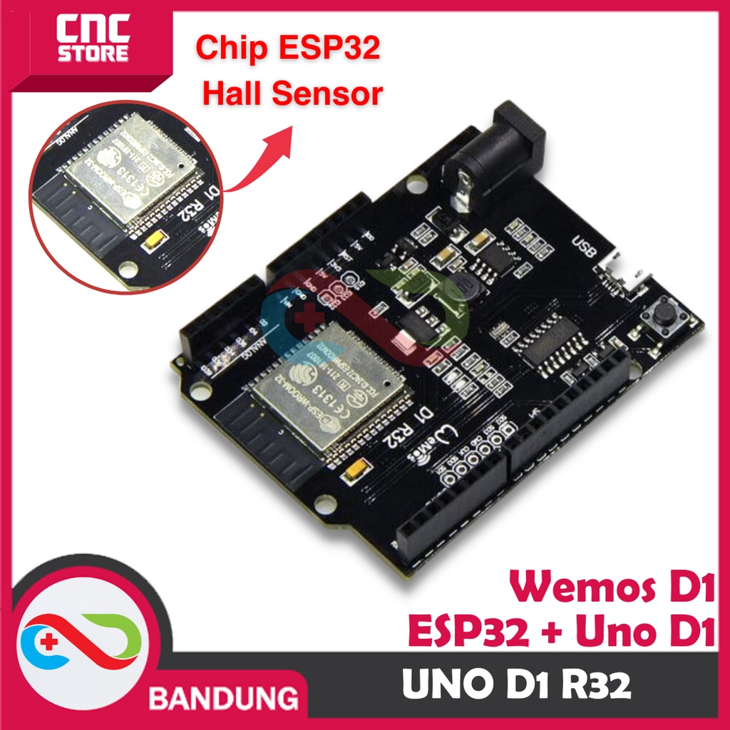 Wemos ESP32 ARDUINO UNO D1 R32 WIFI ESP32 4MB | Shopee Malaysia