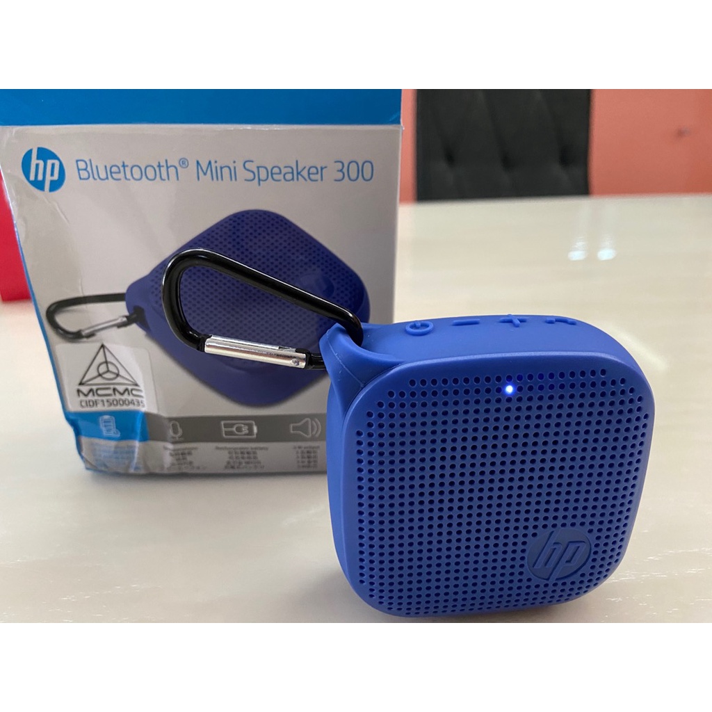 HP Bluetooth Mini Speaker 300 (blue) | Shopee Malaysia