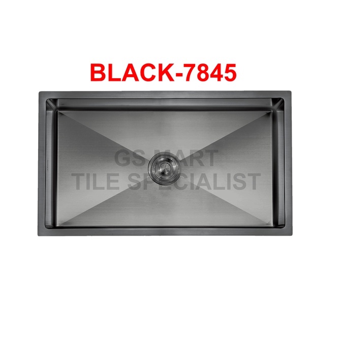 MOCHA / IBORN Undermount Stainless Steel Nano Black Kitchen Sink ...