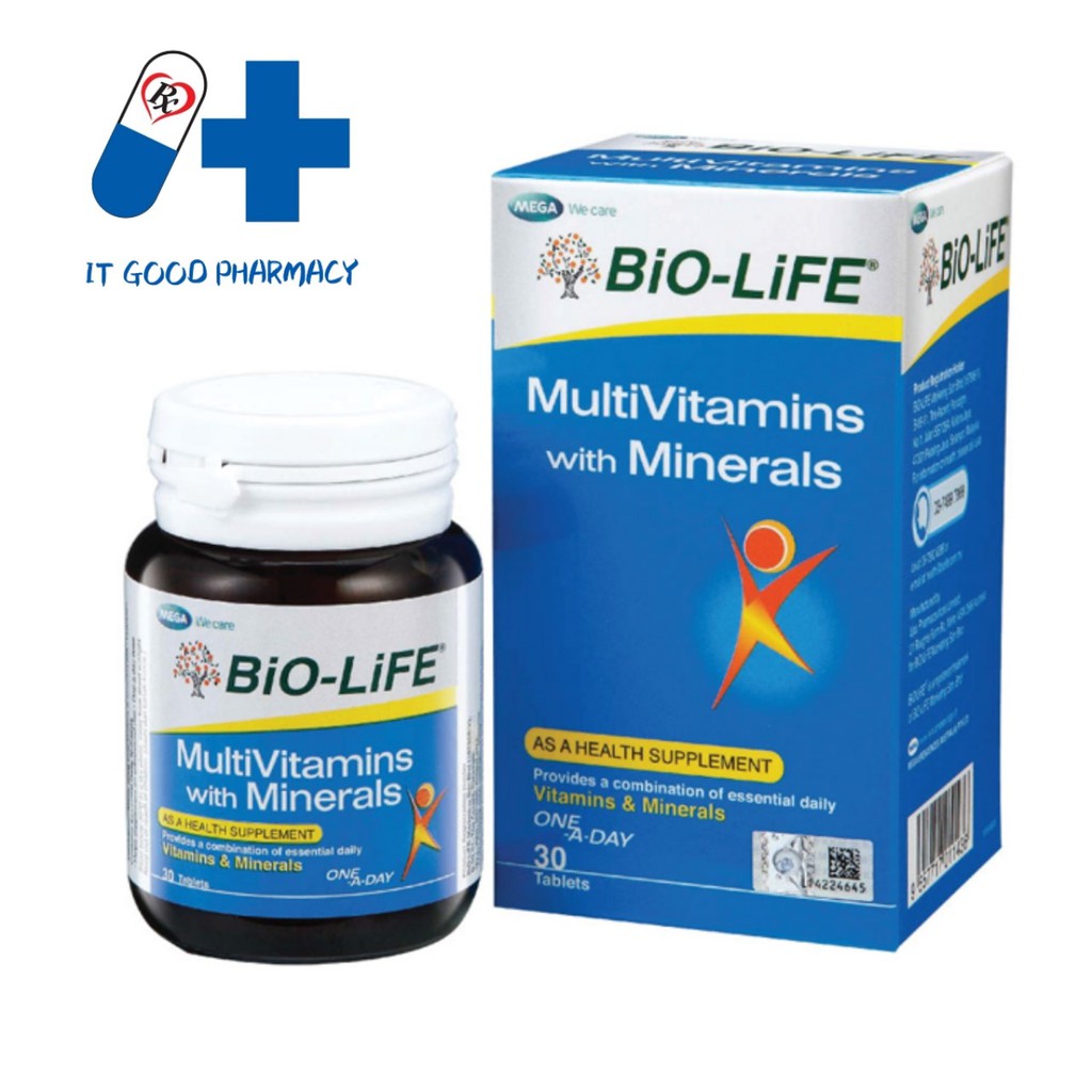 Bio-Life Multivitamins with Minerals 30s | Shopee Malaysia