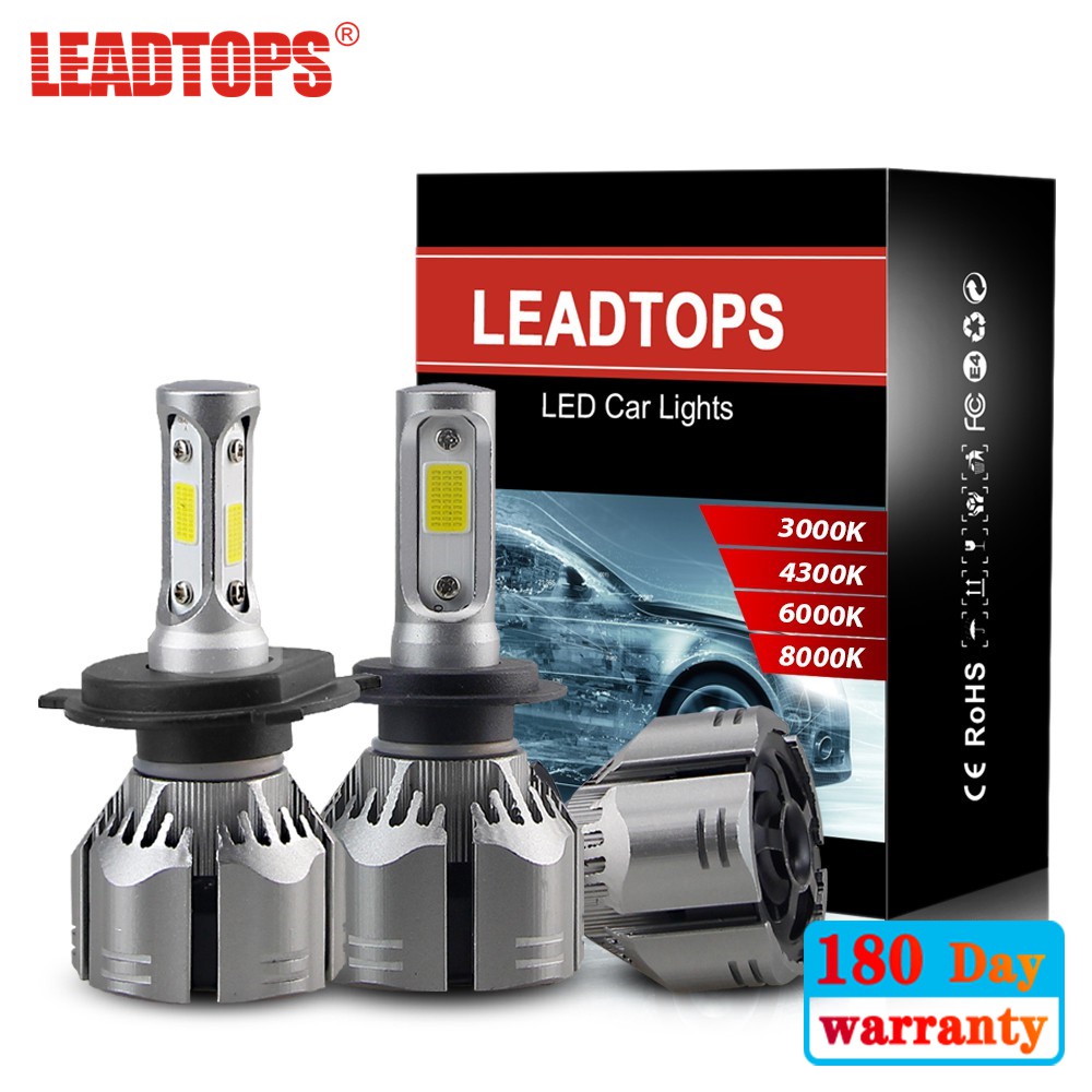LEADTOPS H4 LED Headlight Car LED Headlight LED Fog Light 3000K 4300K ...