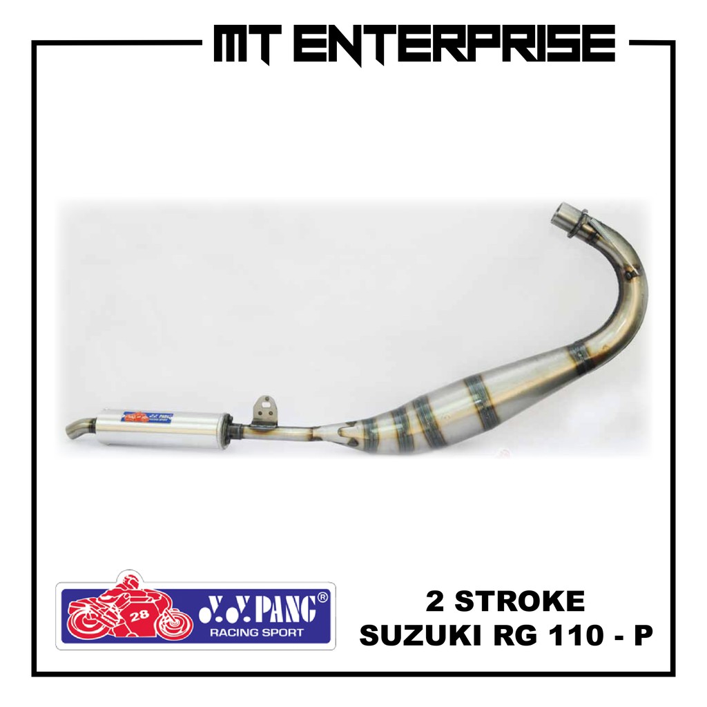 FREE YAMALUBE GEAR OIL - YY Pang Original Racing Exhaust Suzuki RG 110 ...