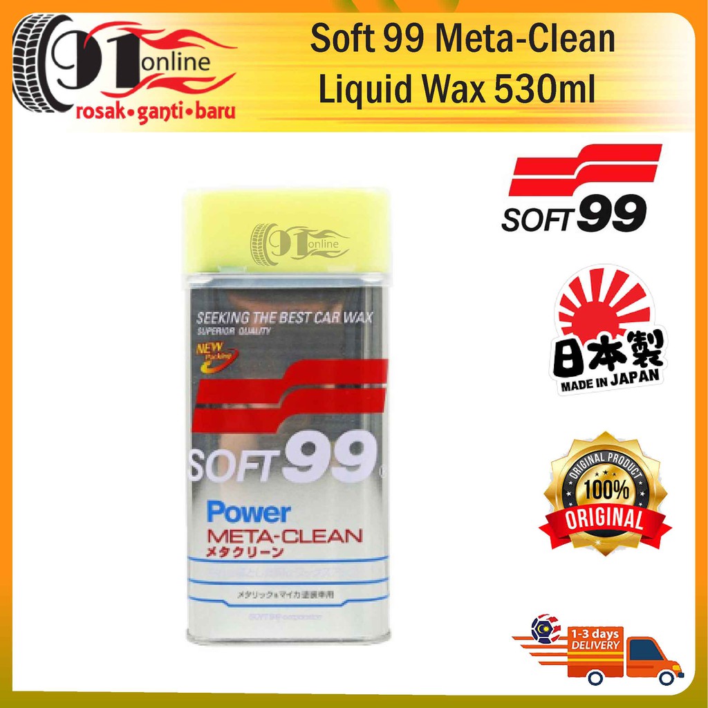 Soft 99 Meta-Clean Liquid Wax (530ml) | Shopee Malaysia