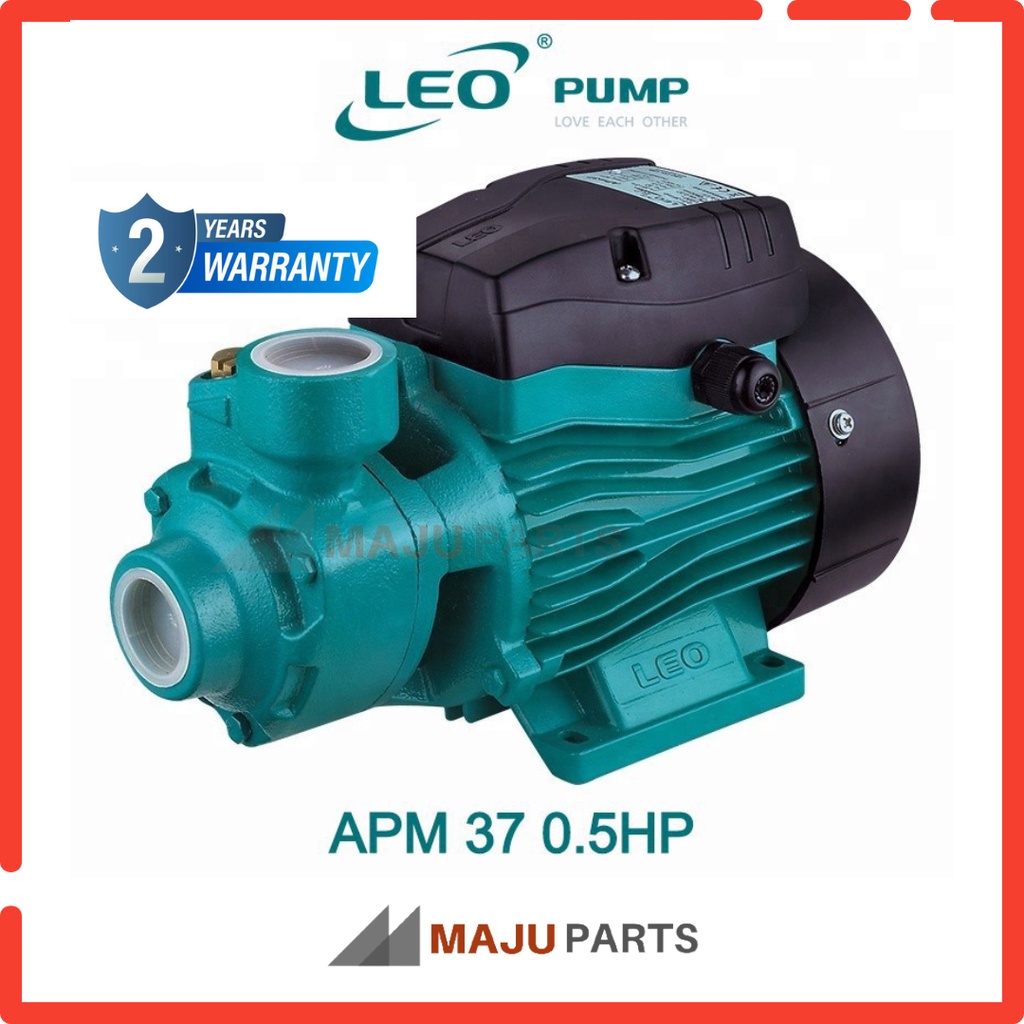 [100% ORIGINAL] LEO Manual Water Pump Pam Air APM37 0.5HP Fertigasi Hidroponik Baja AB ...