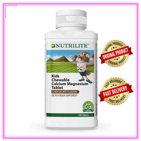 Nutrilite Kids Chewable Calcium Magnesium Tablet (100 Tab) | Shopee ...
