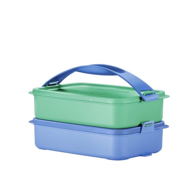 Tupperware Click To Go (2pcs) 900ml | Shopee Malaysia