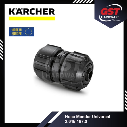 Karcher Hose Mender Universal 2.645-197.0 Garden Hose Connector Pipe ...