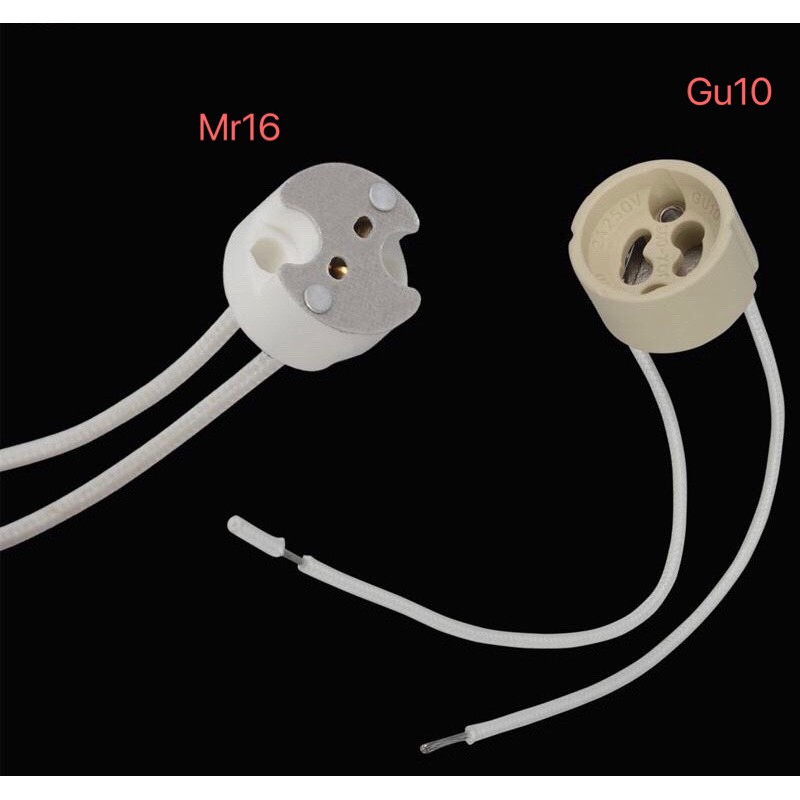 MR16 GU5.3 G4/ Gu10 Wire Connector Halogen LED Bulbs Holder Base Socket ...