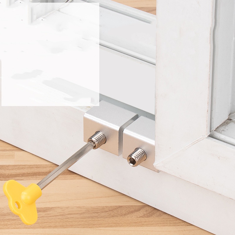 Door Window Sliding Sash Lock Stopper Cabinet Locks Hardware Limiter ...