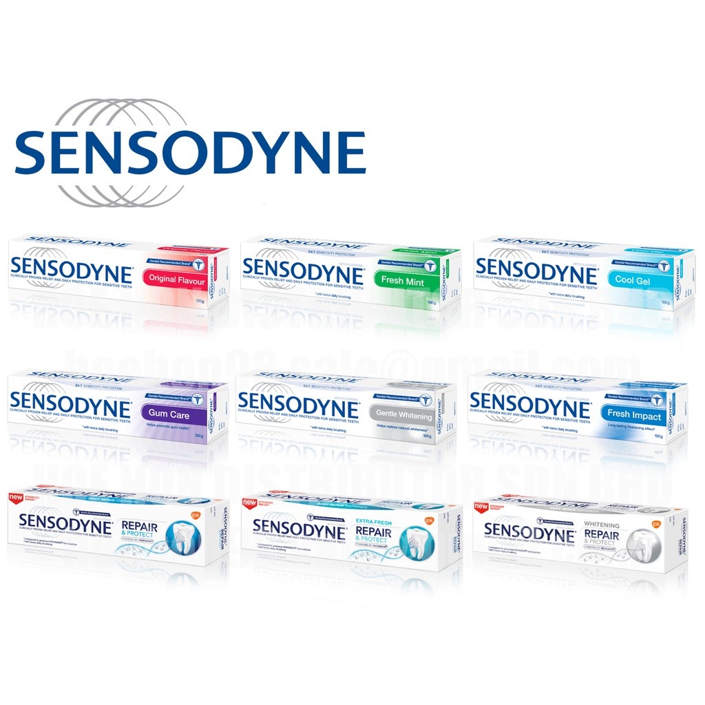 Sensodyne Gum Sensitivity Protection Repair Protect Complete Sensitive ...
