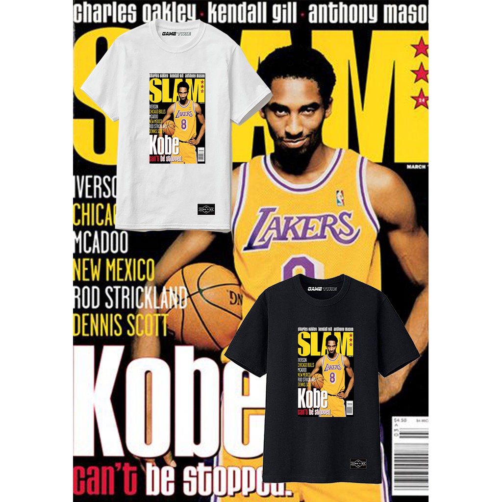 Nba Slam Poster Kobe Bryant Shirt | Shopee Malaysia