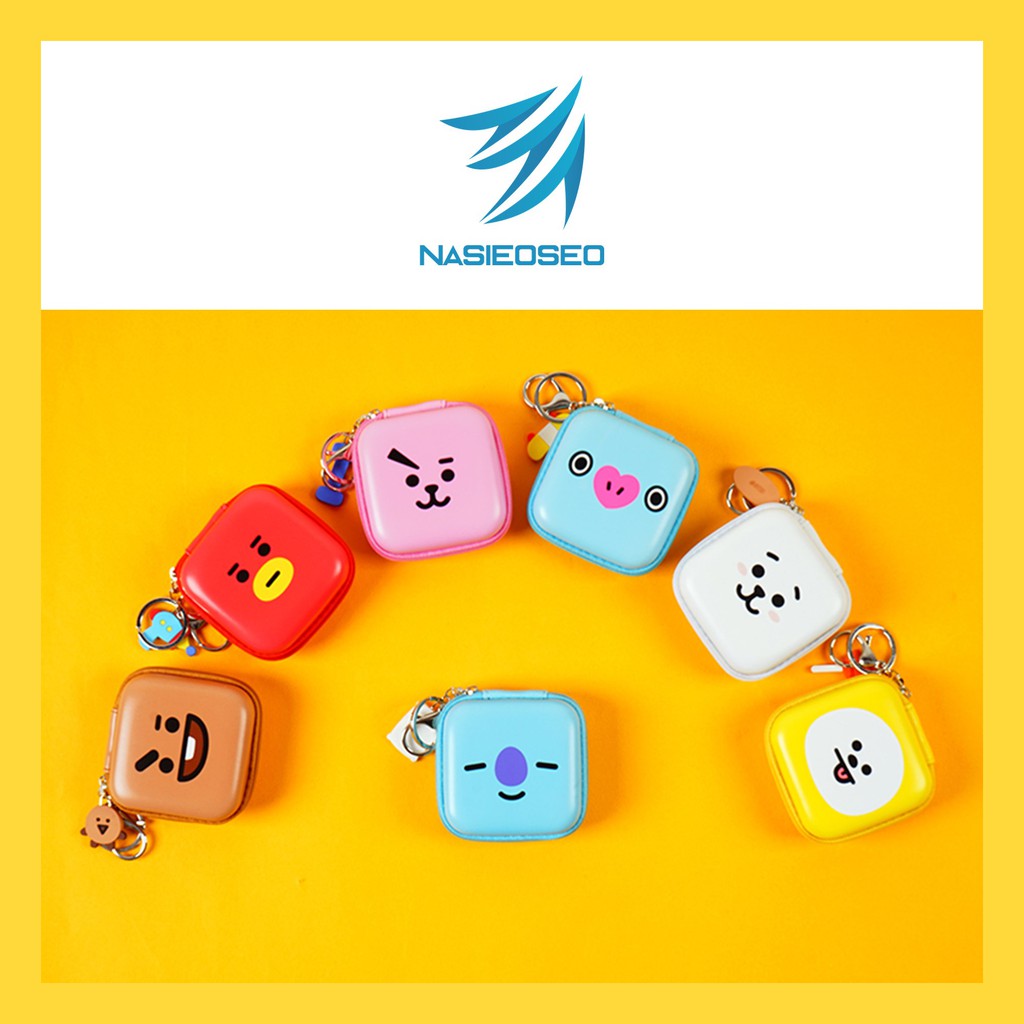 BTS BT21 Official Authentic Product Macaroon Pouch | Shopee Malaysia