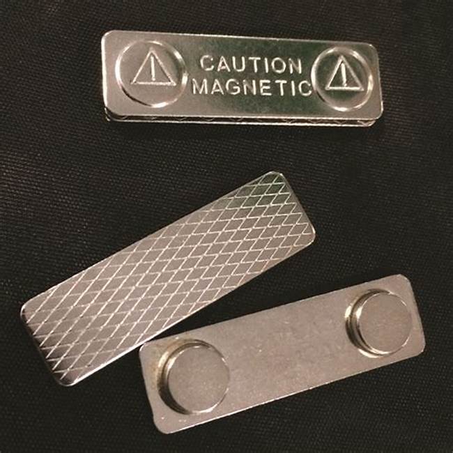 (100pcs)Super Strong Magnetic Name Tag Magnetic Name Plate Badge Id ...