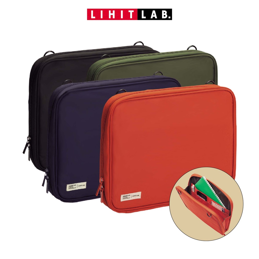 【LIHIT LAB.】Smart Fit Clutch Bag (A5/A4) A-7586 / A-7587 | Shopee Malaysia