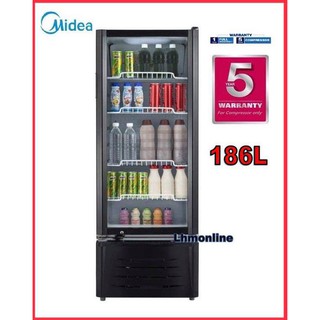 MIDEA / KHIND / ELBA / HITEC SHOWCASE PETI CHILLER DISPLAY FRIDGE 210L ...