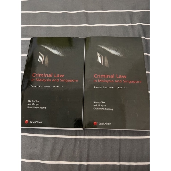 (Preloved) Criminal Law in Malaysia and Singapore by Stanley Yeo ...