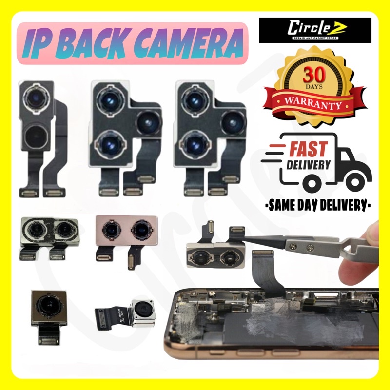 BACK CAMERA 6 / 6 P / 7 / 7P / X / XR / XS / XSMAX / 11 / 11 PRO / 11 ...