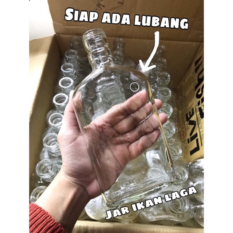 Botol kaca leper untuk Jar ikan laga | Shopee Malaysia