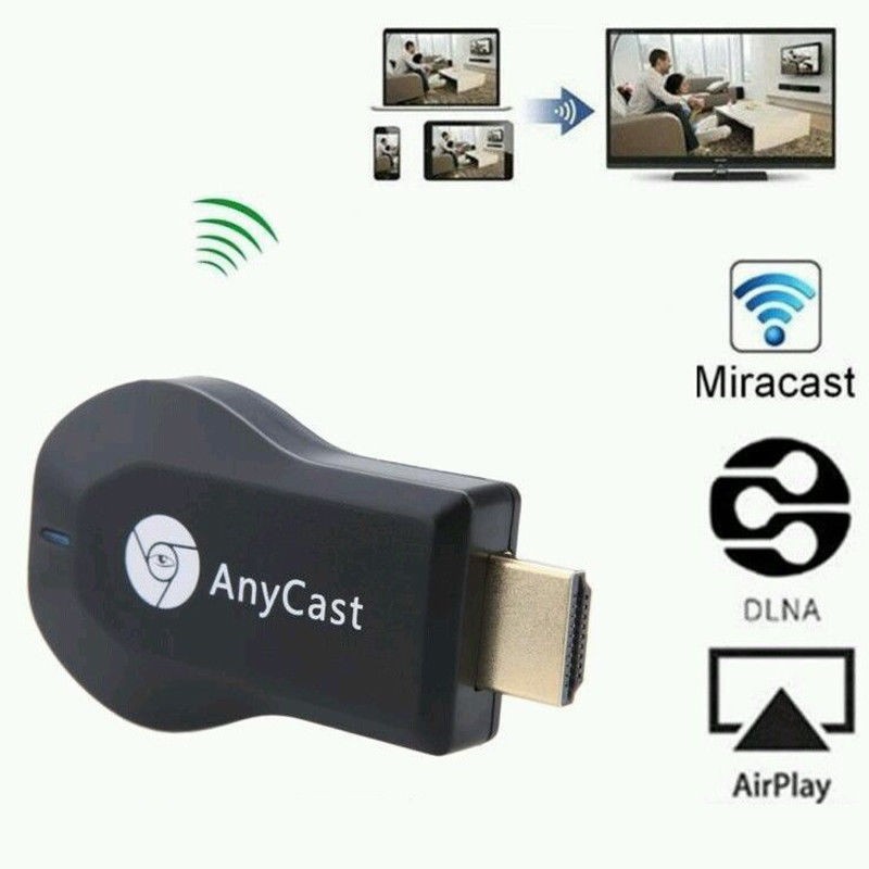 1080p AnyCast M4 Plus WiFi HD HDMI Media Player Streamer TV Cast Dongle ...