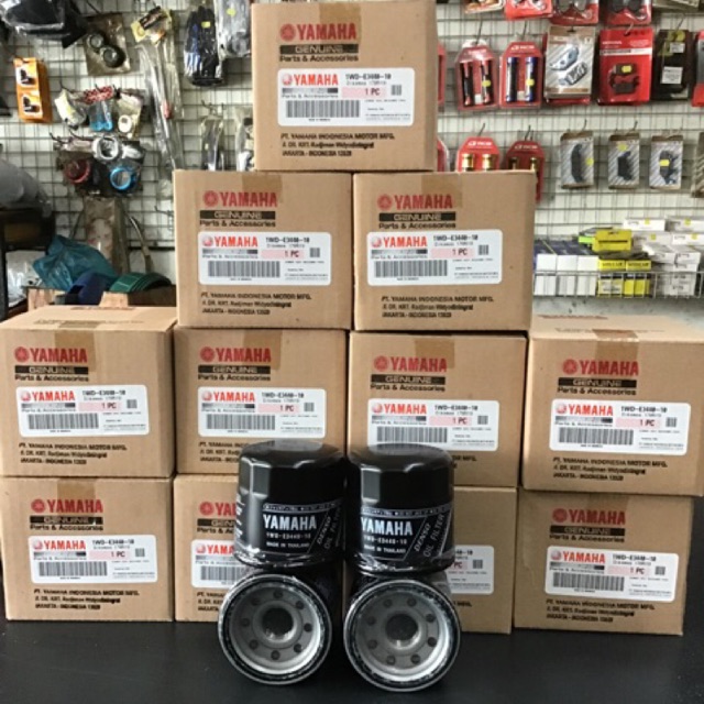 YAMAHA YZF R25 YZF R3 MT-07 XJ6 OIL FILTER 100% ORINGINAL 1WD-E3440-10 ...