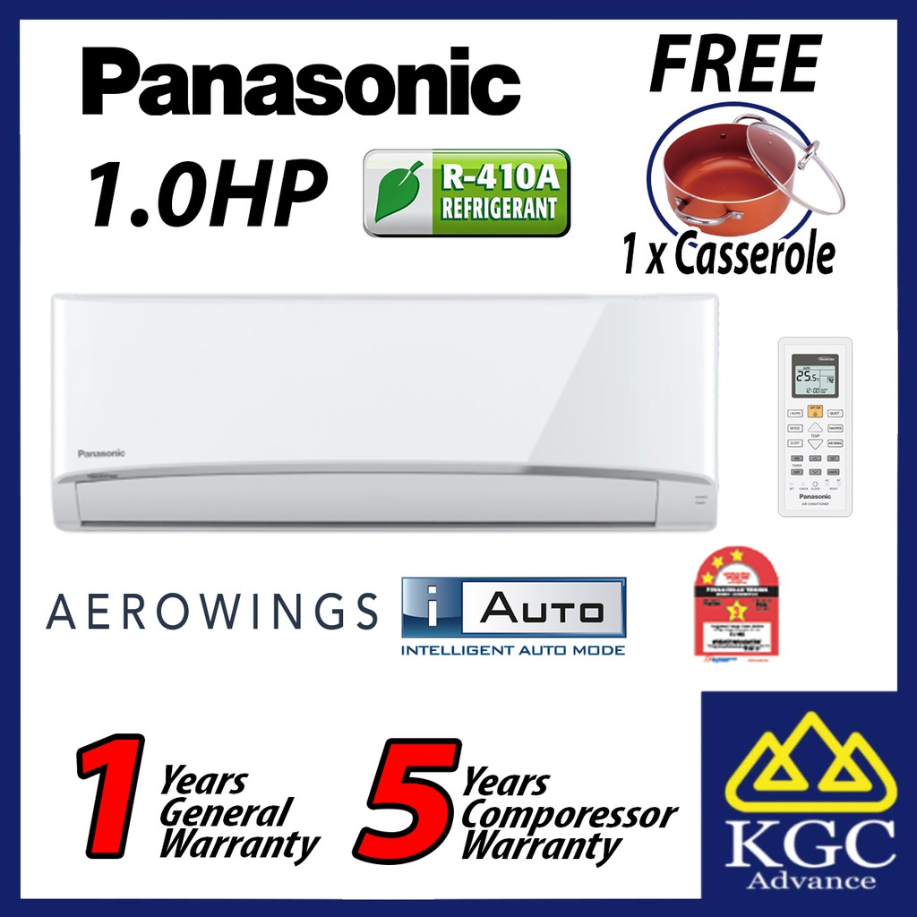 Panasonic Standard Non-Inverter Air Conditioner (1.0HP) [Free Amercook ...