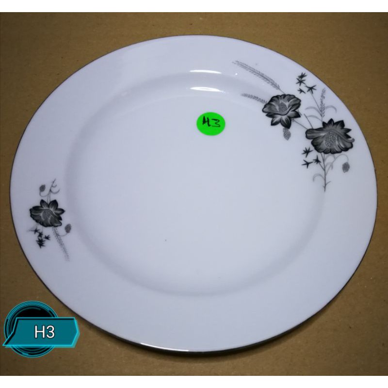 Pinggan Nostalgia Bunga Peonies Rare, Piring Bunga Padi, Cawan Bunga ...