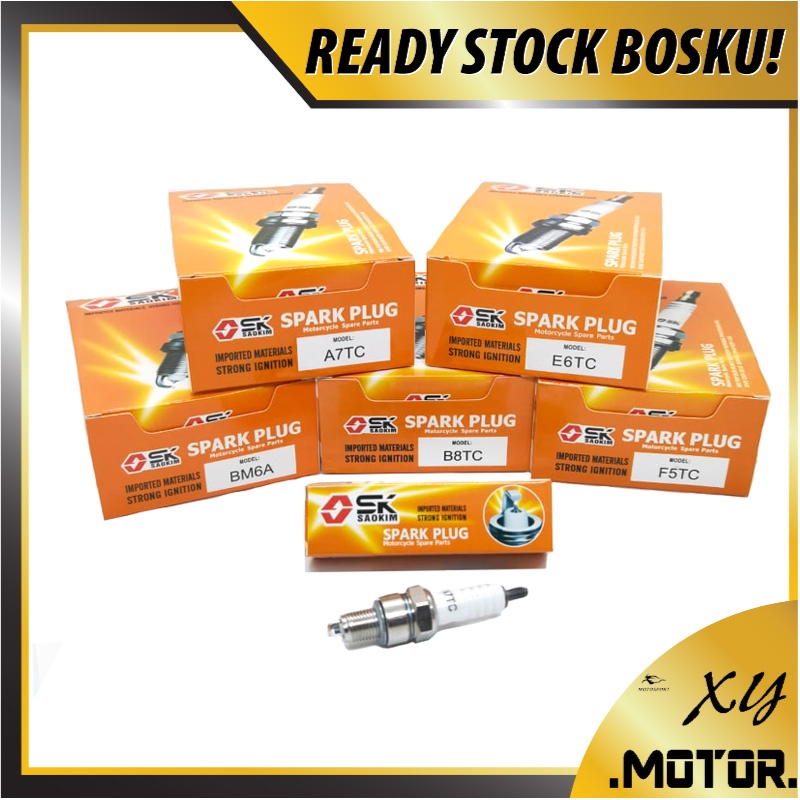 SPARK PLUG EX5 KRISS WAVE LC135 Y125Z Y15 SRL110 RG VF3I MESIN RUMPUT (F5TC/BM6A/A7TC/E6TC/B8TC ...