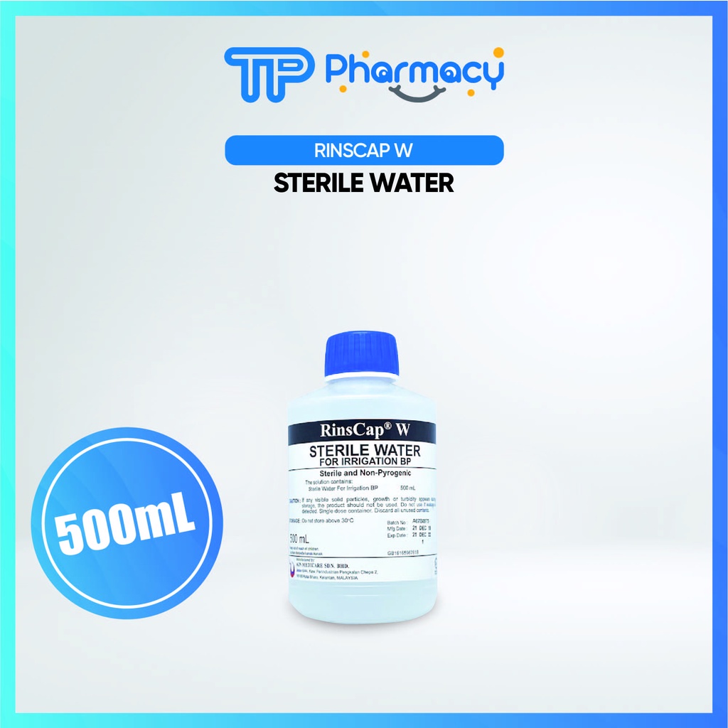 RinsCap Sterile Water 500ml | Shopee Malaysia