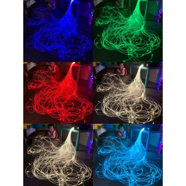 Sensory Light for Visual and Emotions color change fiber optic curtain ...