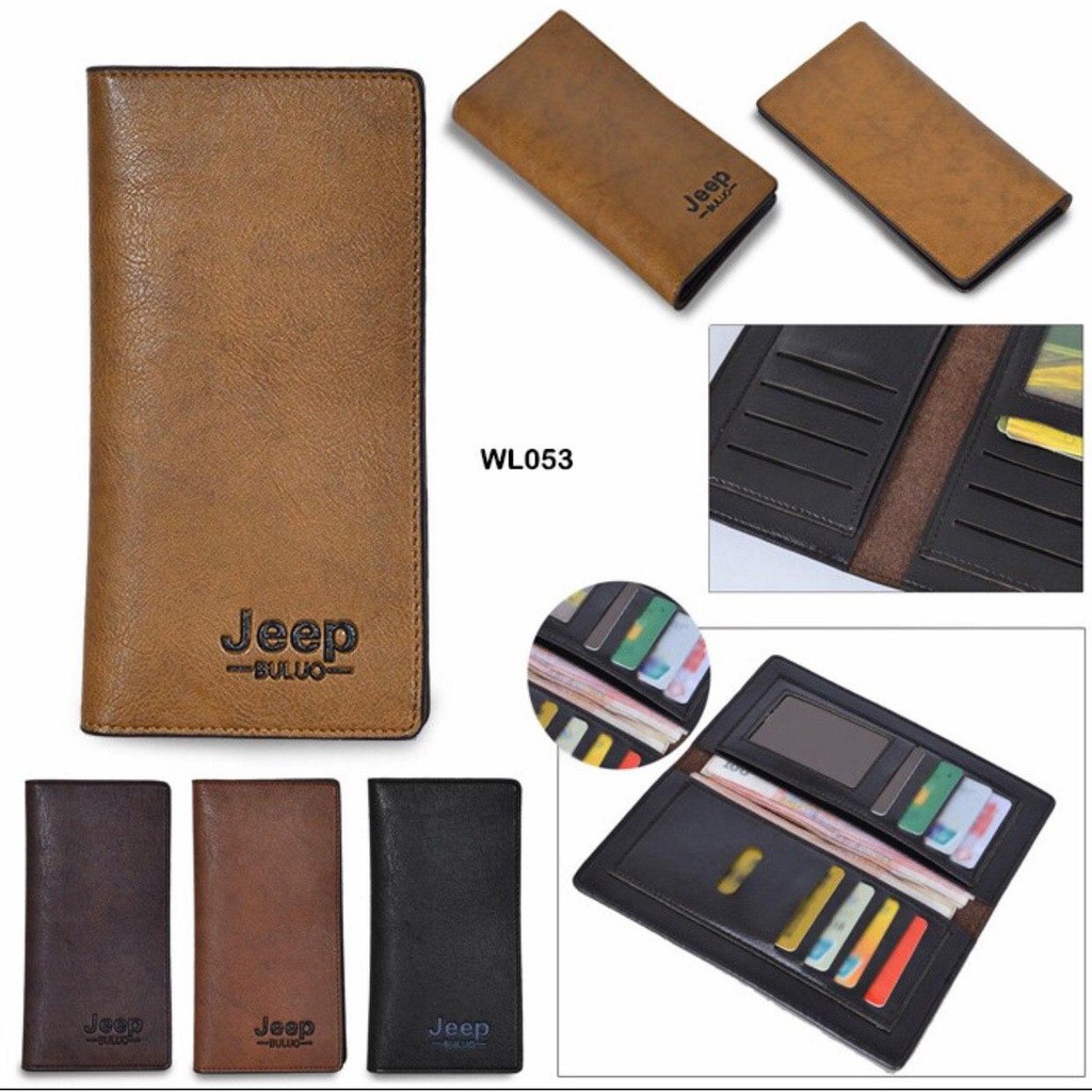 (barang mewah). Beg duit lelaki. Beg duit jenama Jeep. | Shopee Malaysia