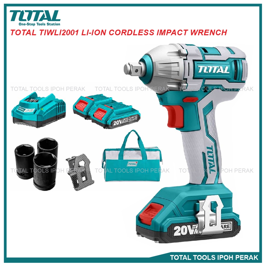 TOTAL TIWLI2001 Li-ion Cordless Impact Wrench | Shopee Malaysia